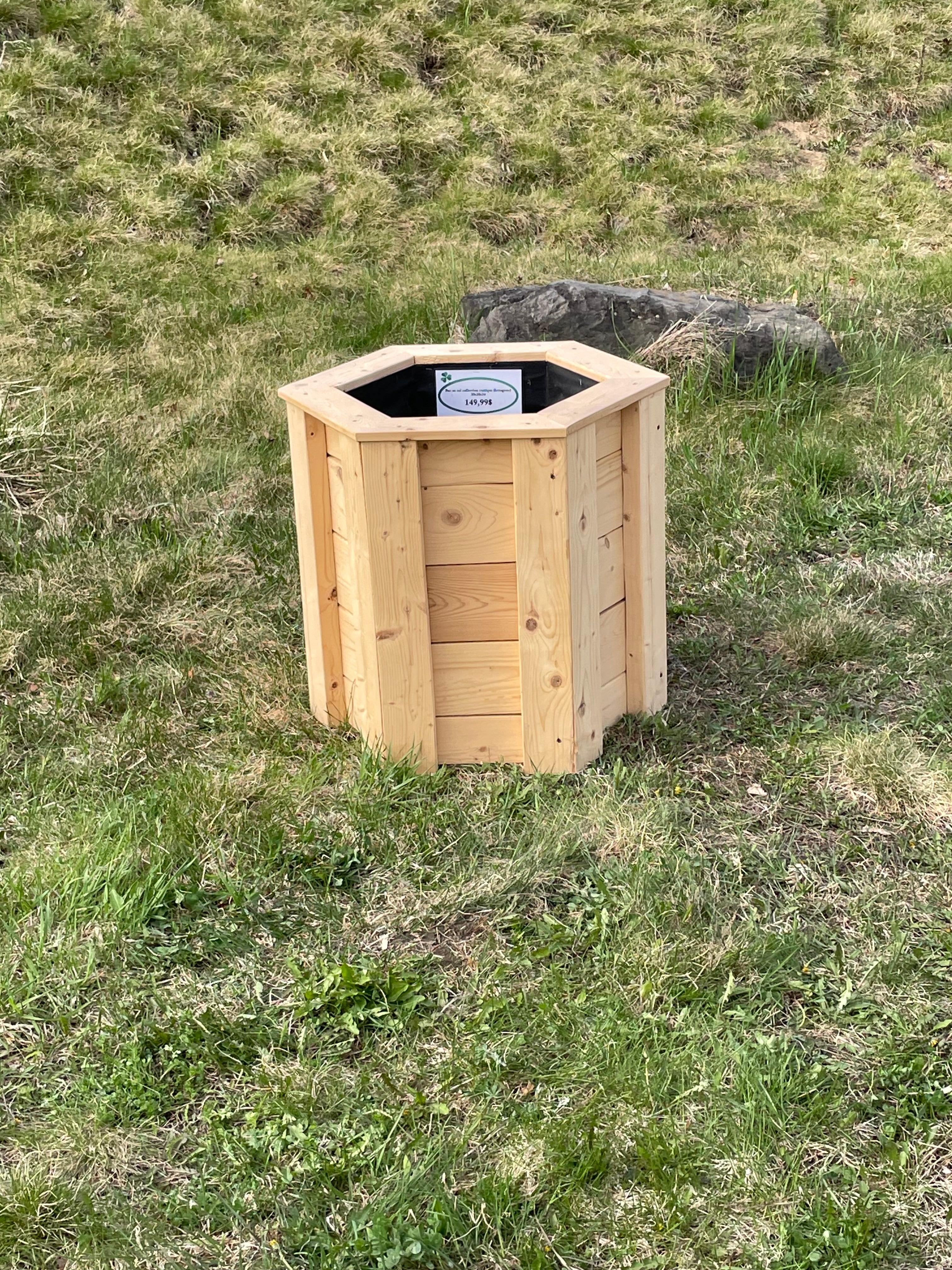 Bac au sol collection rustique (hexagone) – Potager du Québec