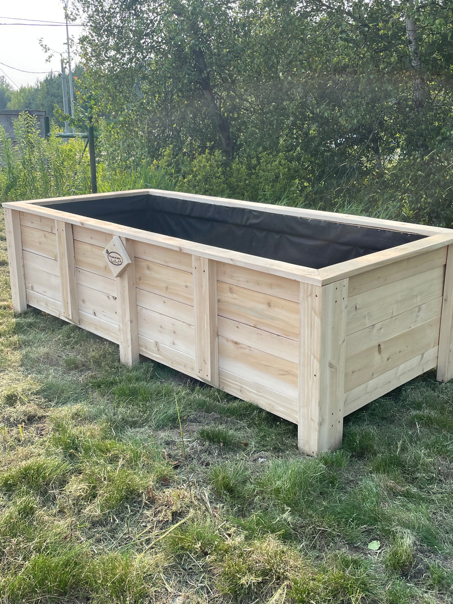 Bac au sol avec patte collection rustique (très grand large) | Potager ...