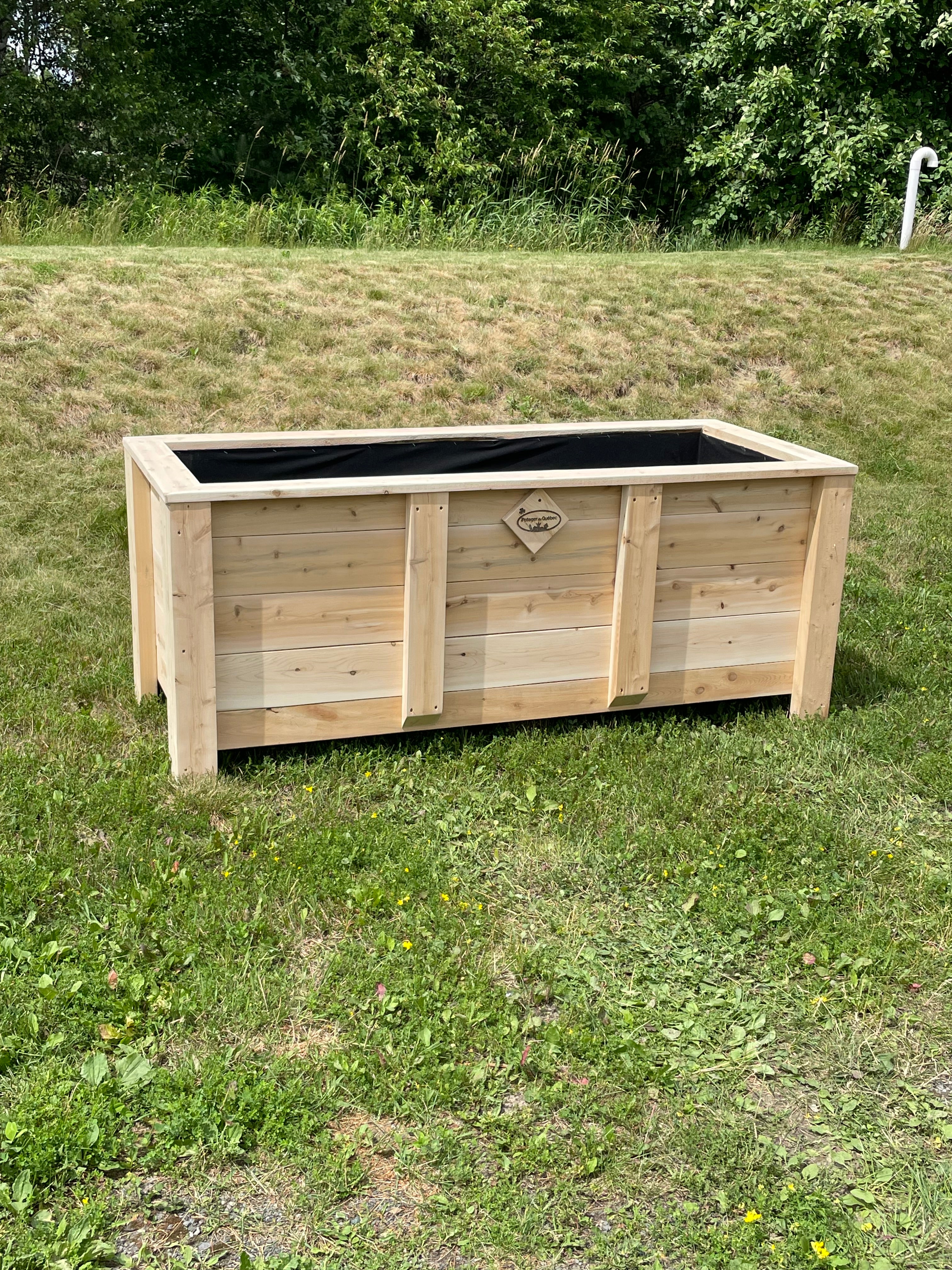 Bac au sol avec patte collection rustique (grand) – Potager du Québec