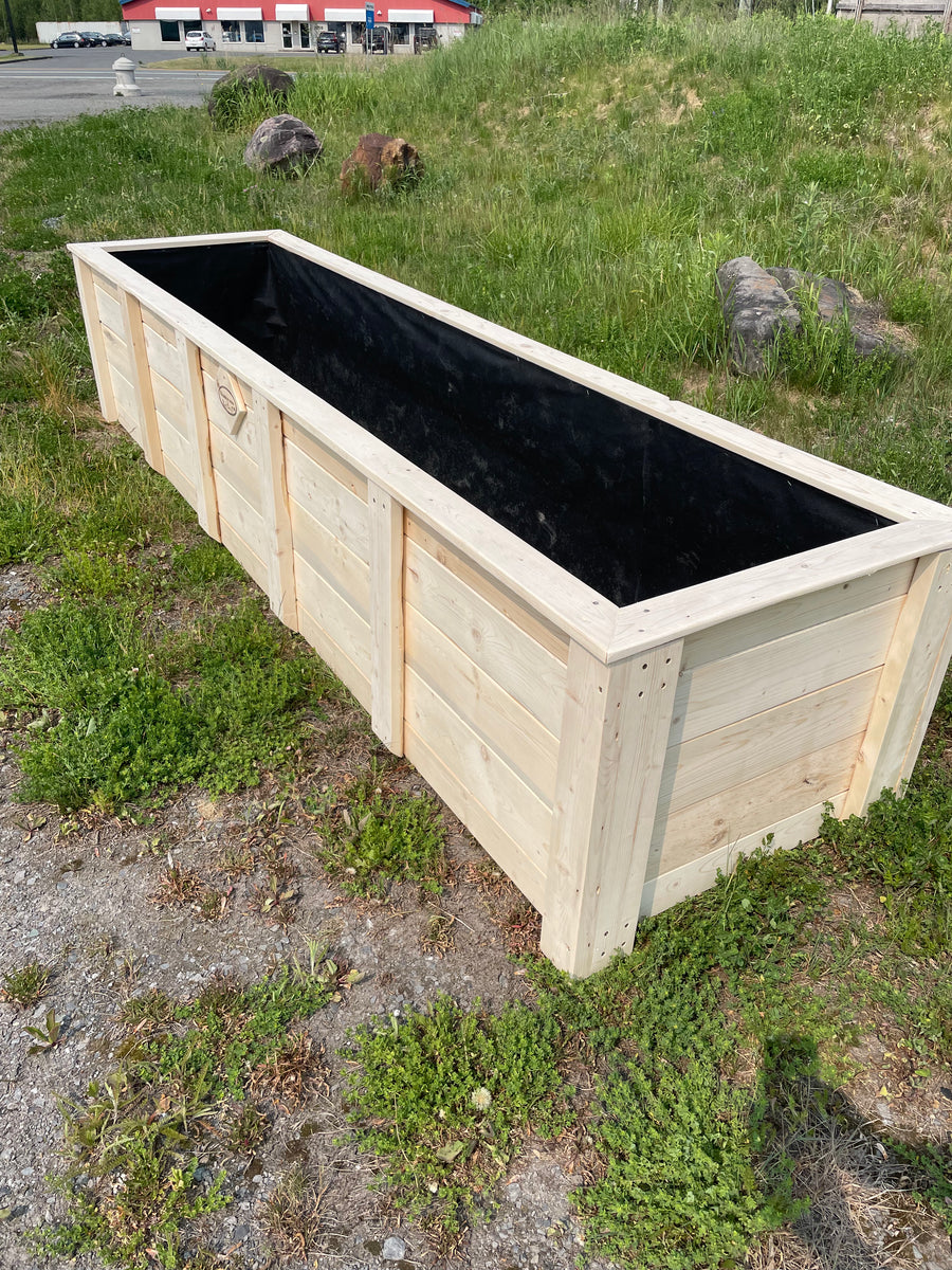 Bac au sol collection rustique (énorme) | Potager du Québec