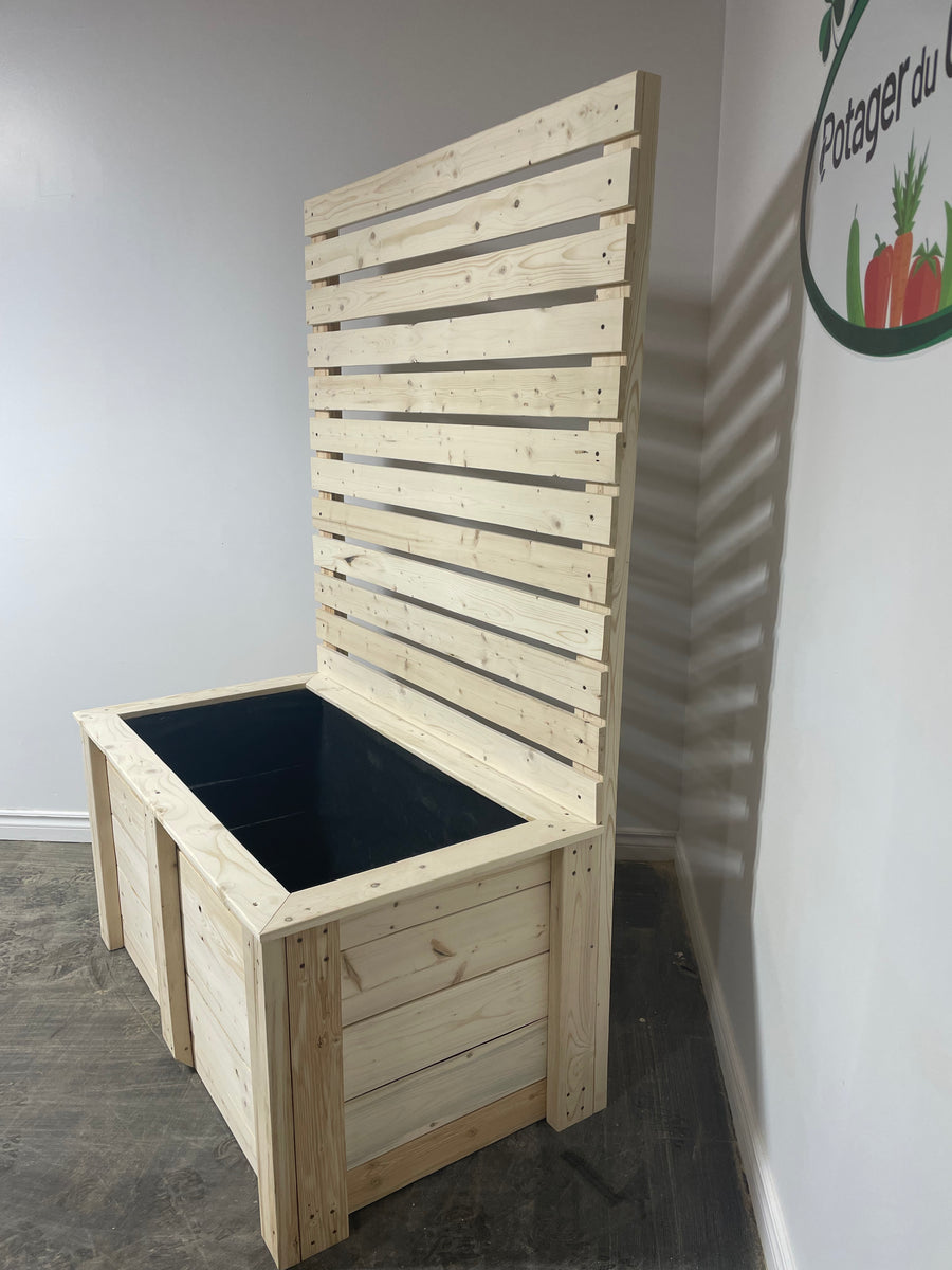 Bac au sol collection rustique intimité (standard) | Potager du Québec