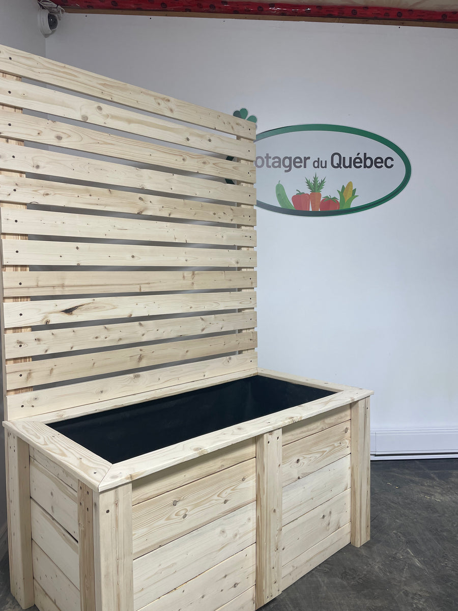 Bac au sol collection rustique intimité (standard) | Potager du Québec