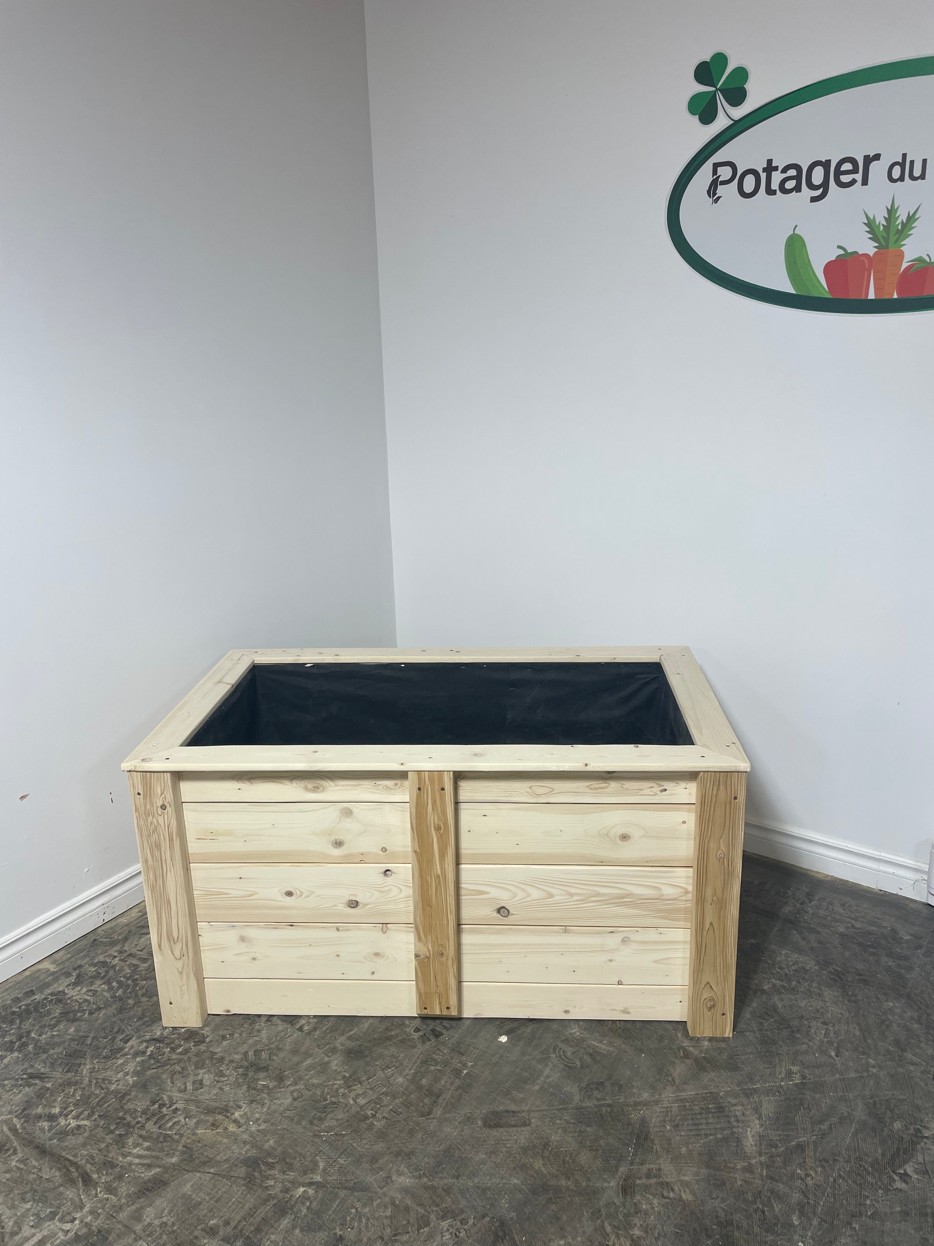 Bac au sol collection rustique (standard) – Potager du Québec
